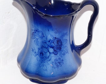 Flow blue pitcher | Etsy