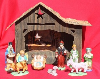Nativity stable | Etsy