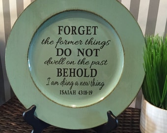 Scripture plate | Etsy