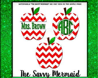 Split monogram | Etsy