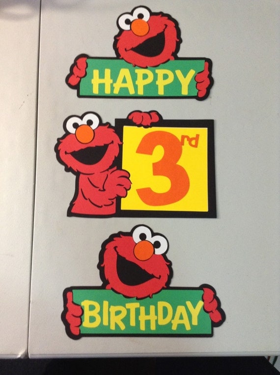Items similar to Elmo Inspired Door Sign or Birthday Banner - You ...