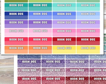 Unique library sticker related items | Etsy