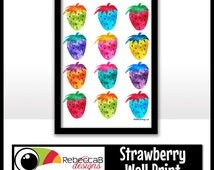 Unique abstract fruit art related items | Etsy