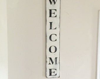 Vertical sign | Etsy