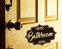 Unique cute restroom signs related items | Etsy