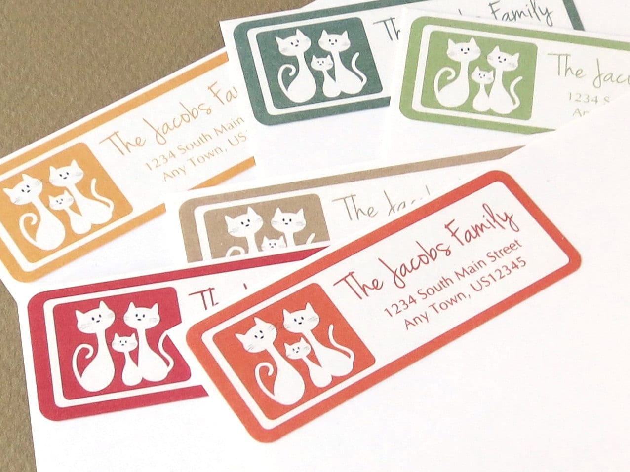 address-labels-return-address-labels-cat-family-address