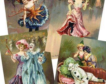 Victorian clown | Etsy