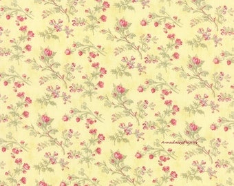 Yellow floral fabric | Etsy