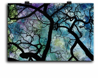 Tree art print | Etsy