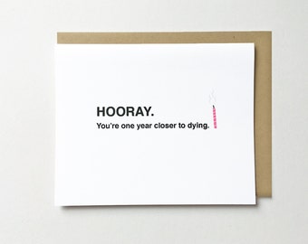 Bad birthday card | Etsy