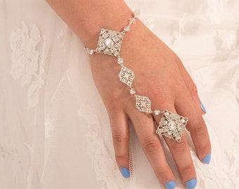 Hand piece bracelet | Etsy