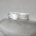 Opal Ring Sterling Silver Handcrafted Artisan Silver Ring