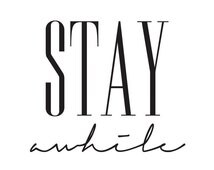 Unique stay awhile related items | Etsy