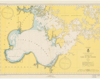 Great Sodus Bay New York Lake Ontario by NauticalChartPrints