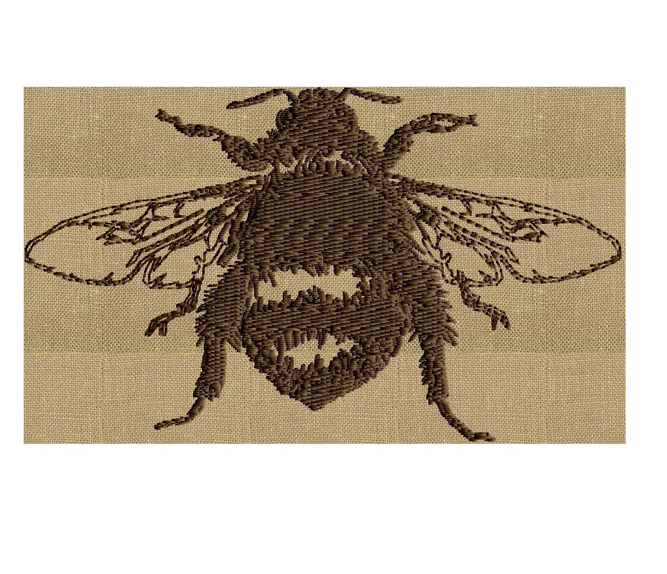 Bumble Bee Victorian Vintage Embroidery DESIGN FILE