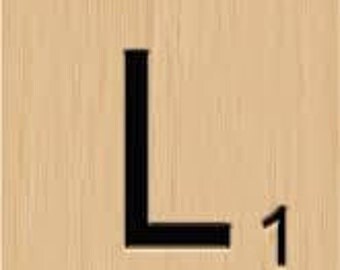 L scrabble tile | Etsy