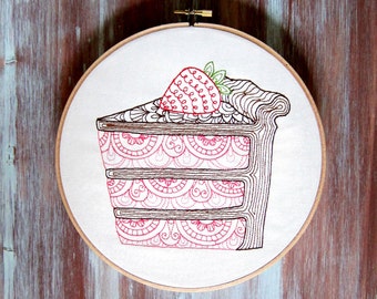 Cake embroidery | Etsy