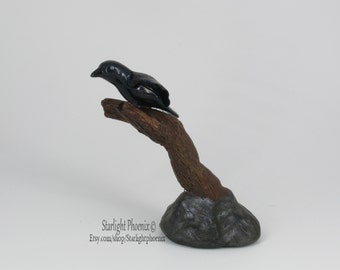 Raven sculpture | Etsy