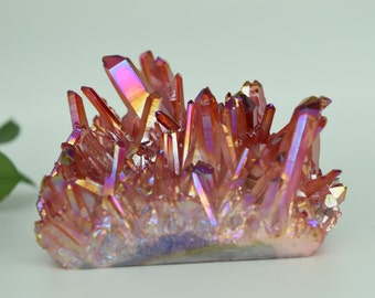 Ruby aura quartz | Etsy