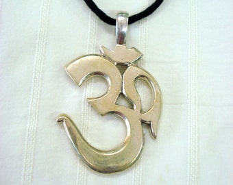 sterling silver pendant necklace hindu god by tribalsilver99