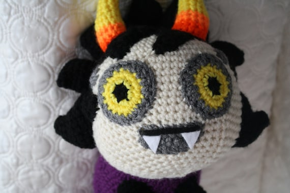Gamzee Grub Amigurumi Homestuck Plushie Homestuck by GirlAndAHook