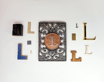 Unique initial letter l related items | Etsy
