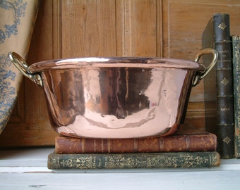 Antique copper pans | Etsy
