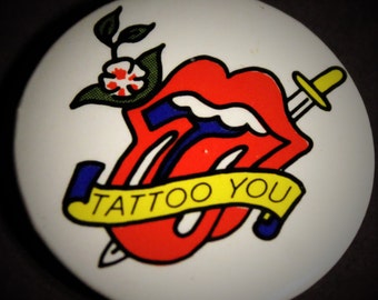 Rolling stones pin | Etsy