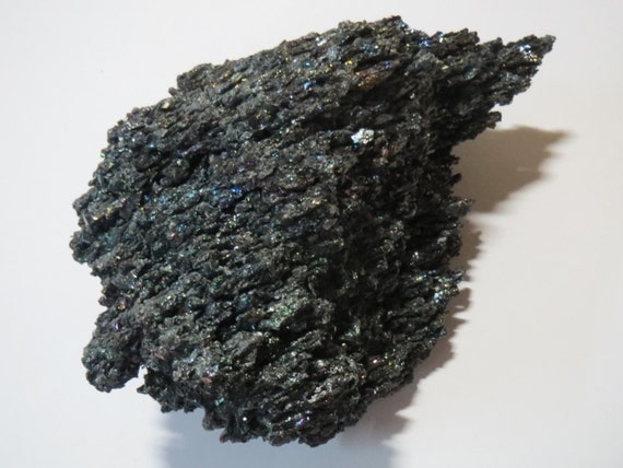 573 gms RARE Black Moissanite Carborundum Astralite Gemstone