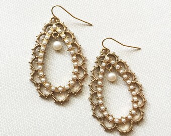 La Rose earrings