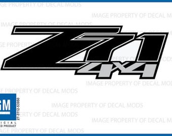 Chevy Silverado / GMC Sierra Z71 Off Road decals stickers F