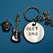 Father day gift Dad gift Dad key ring Dad keychain gift