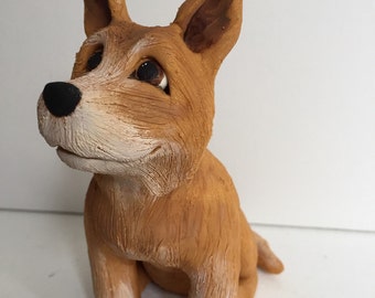 Corgi statue | Etsy
