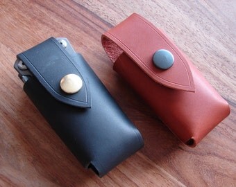 Personalised leather Multi tool Gerber sheath with belt loop