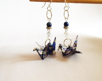 Items similar to Japanese Pendant Yuzen Washi Paper, Wood 33mm on Etsy