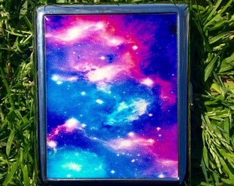 Blue cigarette case | Etsy