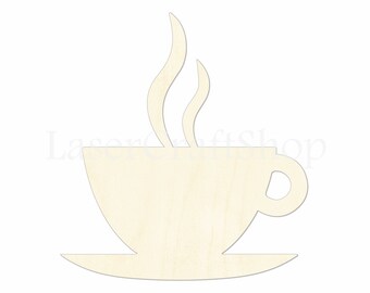 Coffee cup cutout | Etsy