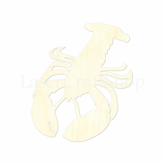 2 34 Lobster Wooden Cutout Shape Silhouette