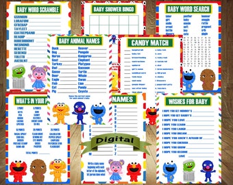 Sesame baby shower | Etsy