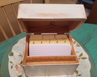 Large recipe box | Etsy