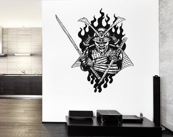 Samurai decal | Etsy
