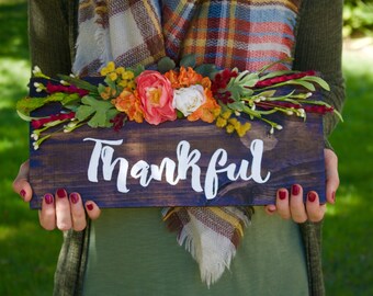 Thanksgiving signs | Etsy