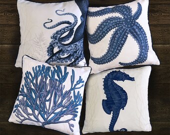 Nautical pillows | Etsy