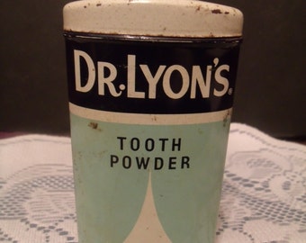 Vintage tooth powder | Etsy