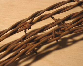 Barbed wire art | Etsy