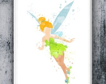Tinker bell painting | Etsy