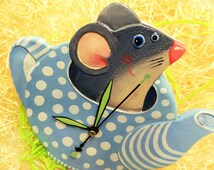 Unique teapot wall clock related items | Etsy