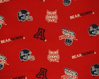 University of arizona fabric | Etsy