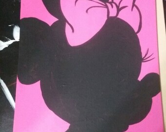Minnie silhouette | Etsy