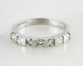 Unique diamond bar ring related items | Etsy